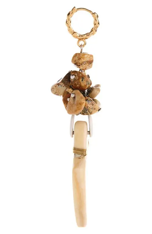 Isabel Marant Asymmetric Drop Earrings - Ecru