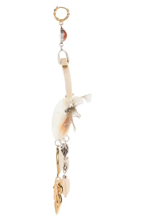 Isabel Marant Asymmetric Drop Earrings - Ecru