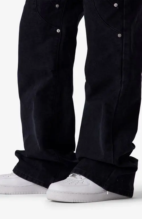 Mnml Iron Cross Baggy Flare Jeans