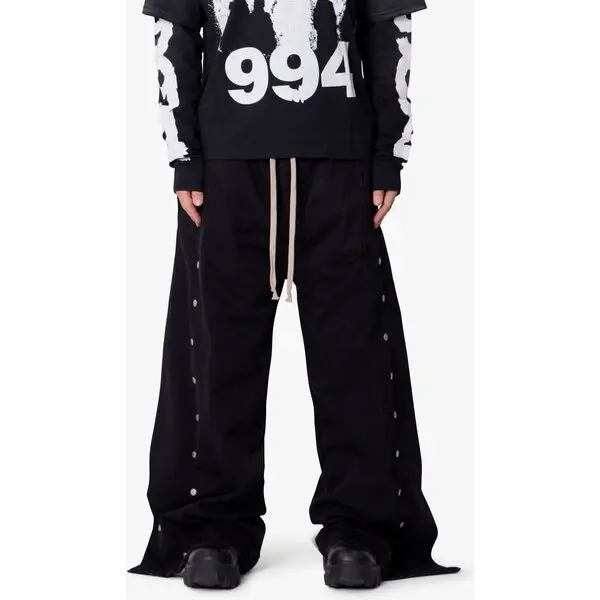 Mnml Side Snap Wide Leg Pants