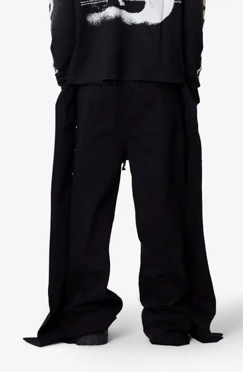 Mnml Side Snap Wide Leg Pants