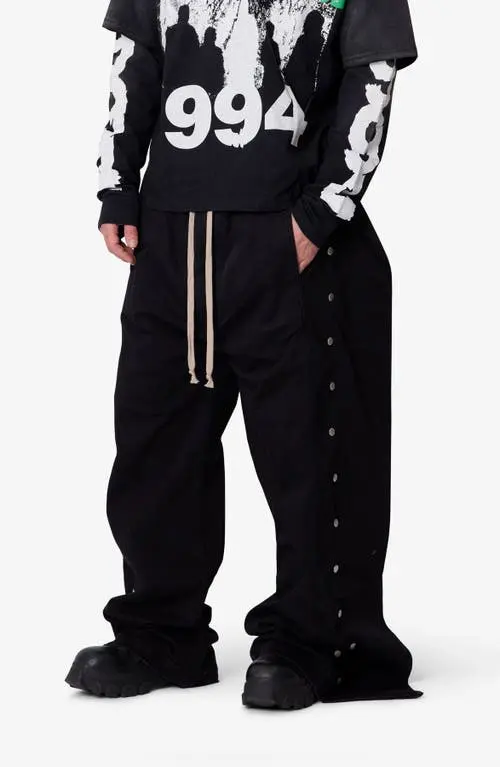 Mnml Side Snap Wide Leg Pants