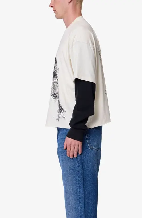 Mnml Lost Layered Thermal Graphic T-shirt