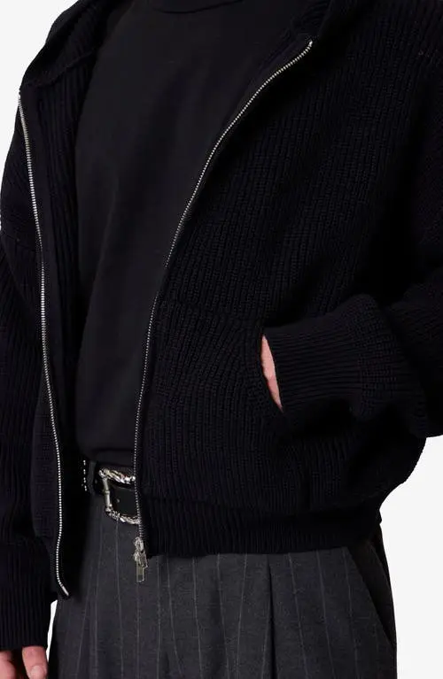 Mnml Hooded Zip Cardigan