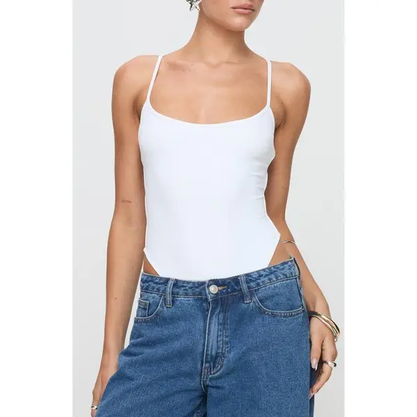 Princess Polly All Tied Up Bodysuit - White