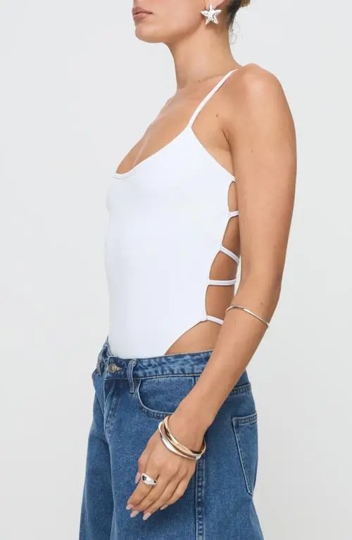 Princess Polly All Tied Up Bodysuit - White