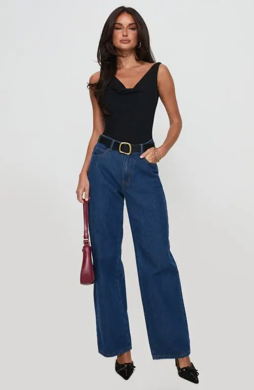 Princess Polly Axton Cowl Neck Bodysuit