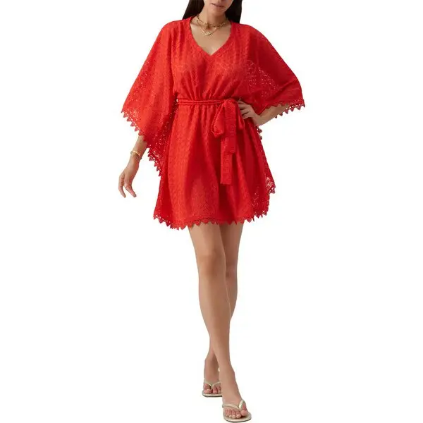 Melissa Odabash Petra Cover-up Dress - Red