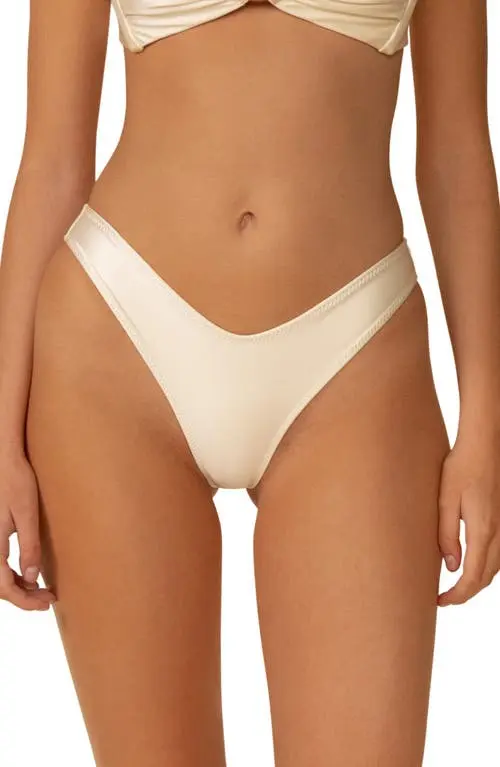 MONTCE Lulu Bikini Bottoms - Cream Silkie