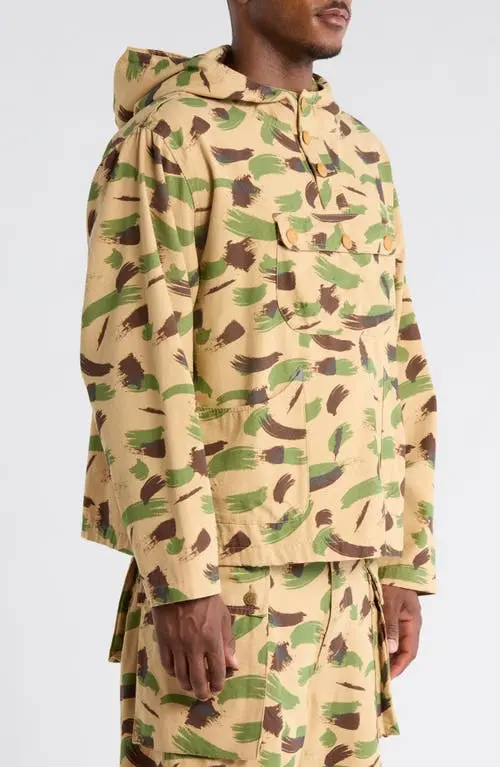 BRAIN DEAD Brushstroke Camo Hooded Jacket