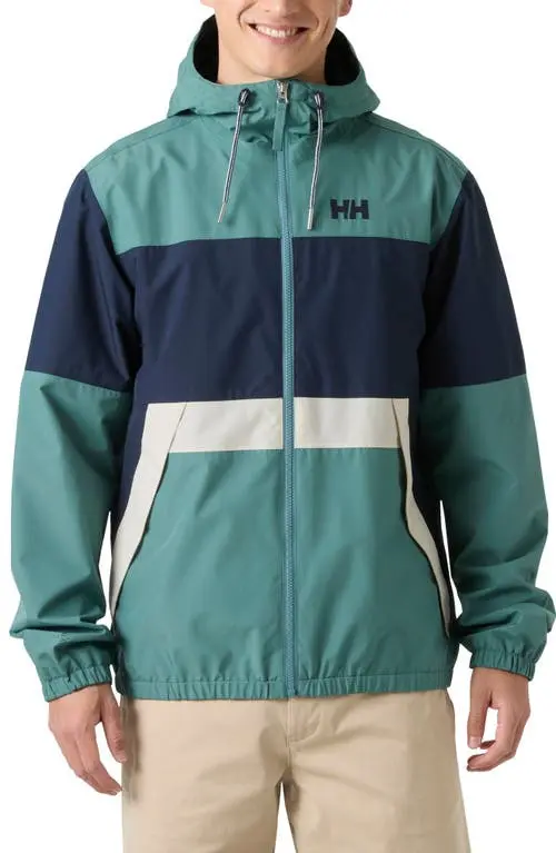 Helly Hansen Waterproof Rain Jacket - Opal Green