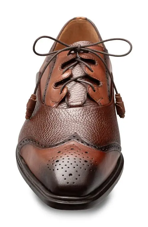 Mezlan Nord Wingtip Oxford - Cognac
