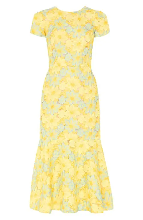 MILLY Tahlia Floral Lace Dress