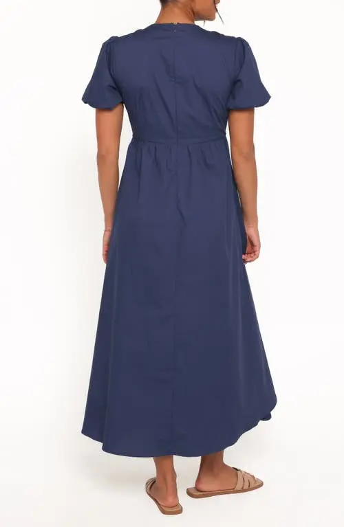 PETAL & PUP Puff Sleeve Cotton Maxi Dress