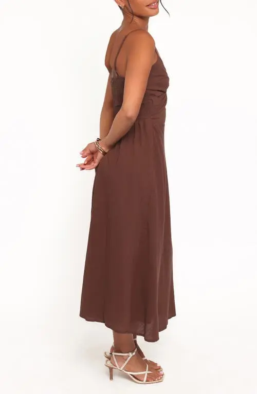 PETAL & PUP Elvina Cutout Midi Dress
