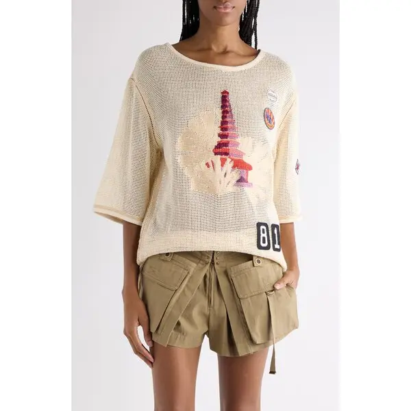Isabel Marant Étoile Nisrine Embroidered Tunic Top