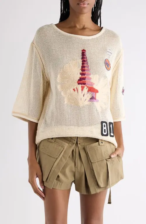 Isabel Marant Étoile Nisrine Embroidered Tunic Top