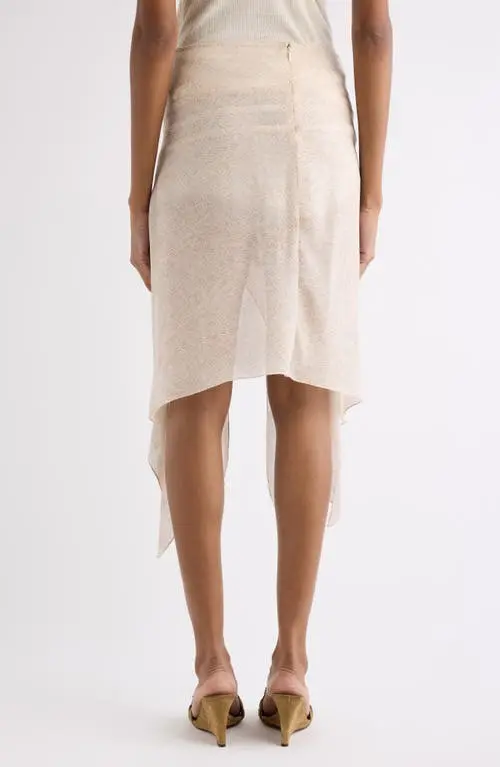 Isabel Marant Étoile Taylora Pleated Silk Georgette Skirt - Ecru