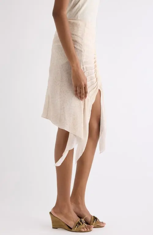Isabel Marant Étoile Taylora Pleated Silk Georgette Skirt - Ecru