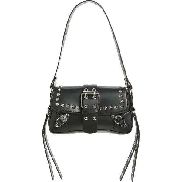 Bp. Buckle Rivet Faux Leather Shoulder Bag