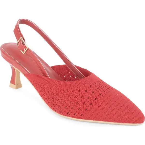 Tahari Palermo Slingback Pump - Red