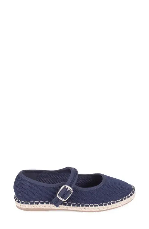 Tahari Willow Espadrille Mary Jane Flat - Navy