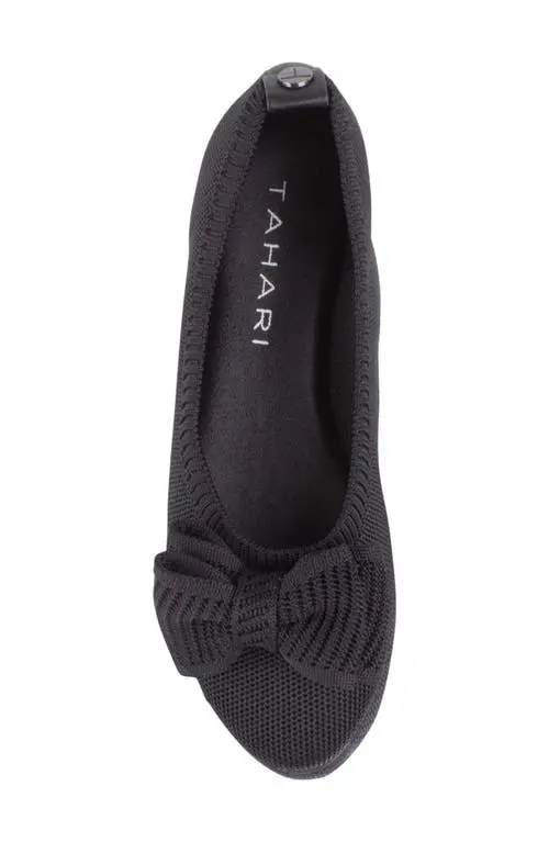 Tahari Sorrento Ballet Flat - Black