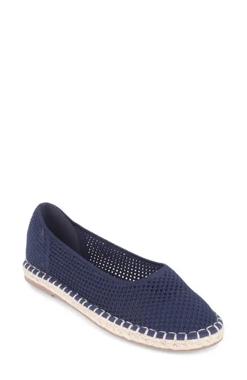 Tahari Juniper Espadrille Ballet Flat - Navy