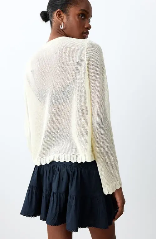 Mango Ruched Ruffle Miniskirt