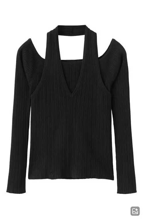 Mango Rib Halter Top