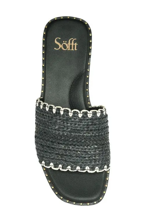SOFFT Elsa Slide Sandal - Black
