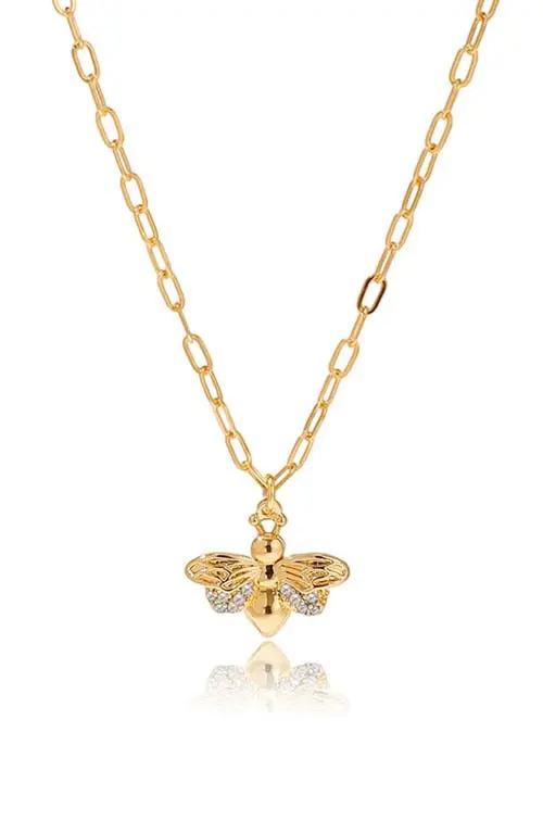 LA MENO Chains Of Nectar Bee Necklace - Gold