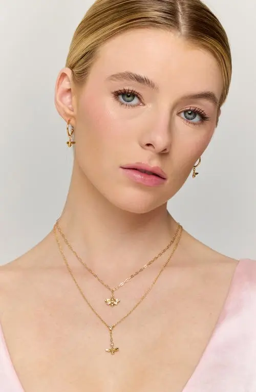 LA MENO Chains Of Nectar Bee Necklace