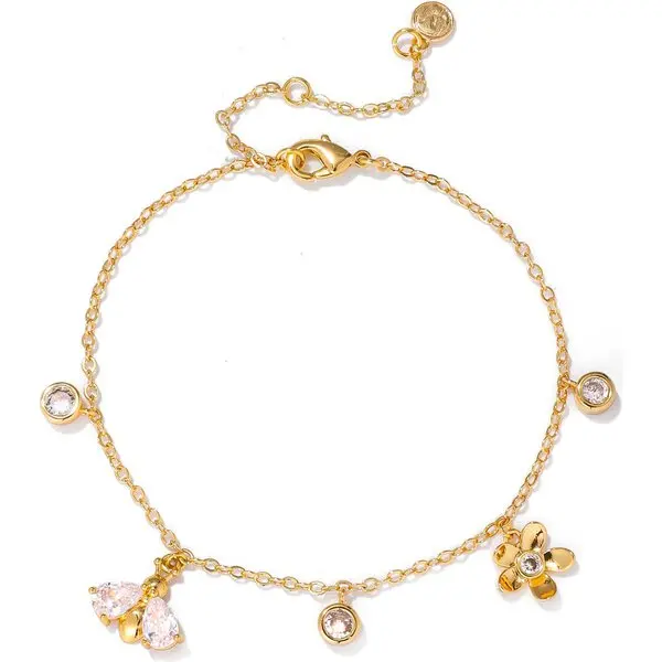 LA MENO Royal Nectar Charm Bracelet - Gold
