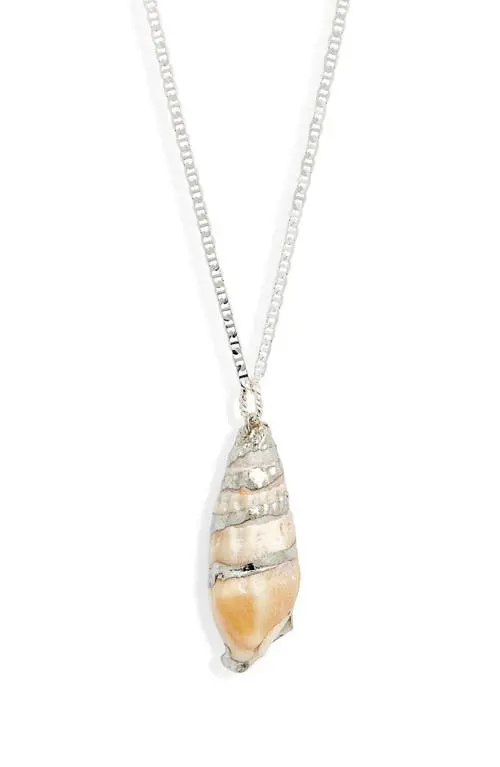 CHILD OF WILD Sydney's Eye Shell Pendant Necklace - Silver
