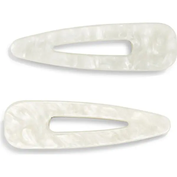 Chelsea28 2-pack Creaseless Hair Clips - Ivory