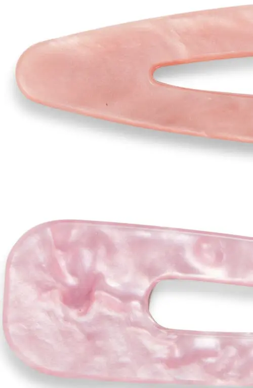 Chelsea28 2-pack Creaseless Hair Clips - Pink Multi