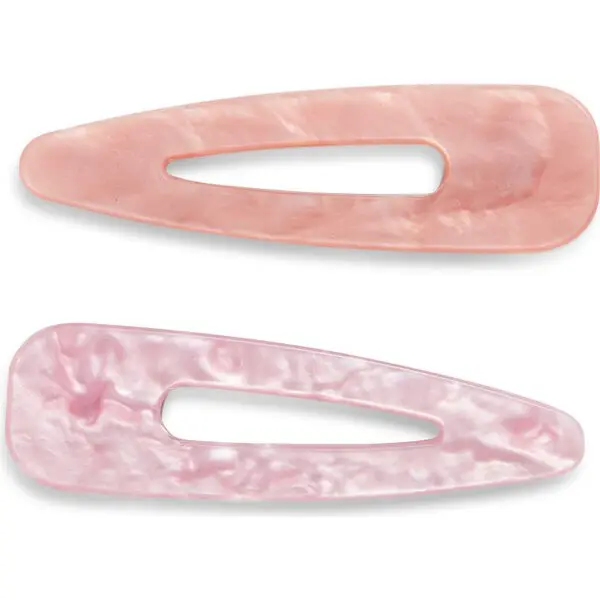 Chelsea28 2-pack Creaseless Hair Clips - Pink Multi