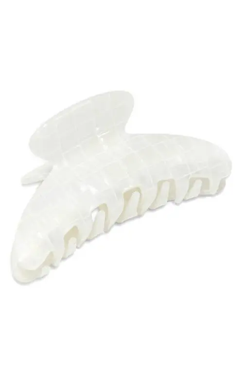 Chelsea28 Tiled Pearl Claw Clip - Ivory