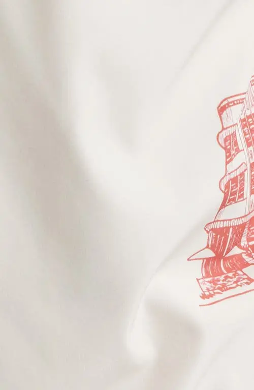 MAVRANS Ocean Drive Print Camp Shirt