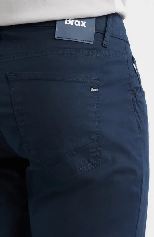BRAX Chuck U Modern Fit Five-pocket Pants - Navy