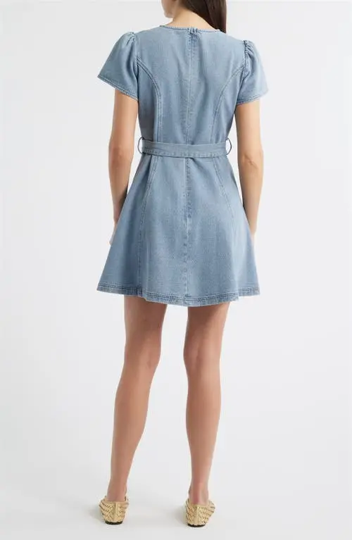 ZOE AND CLAIRE Textured Mini Dress