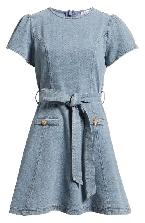 ZOE AND CLAIRE Textured Mini Dress