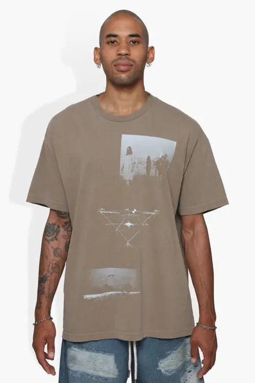 THE CELECT Perspective Tee - Tan