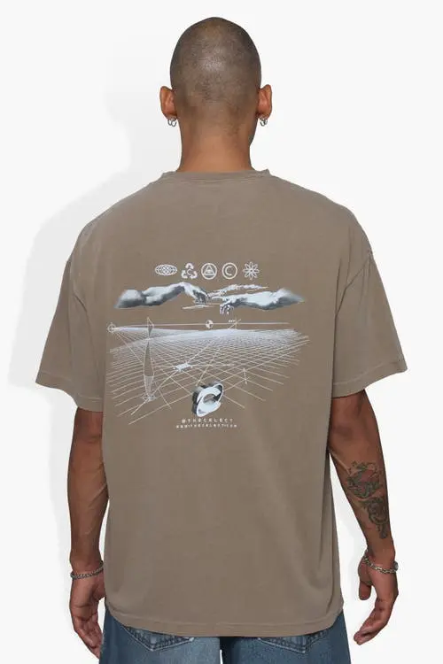 THE CELECT Perspective Tee - Tan