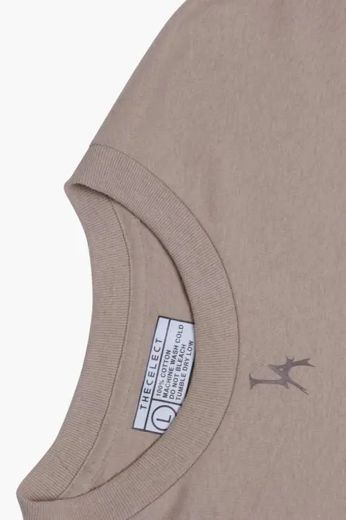 THE CELECT La Graphic Tee - Tan