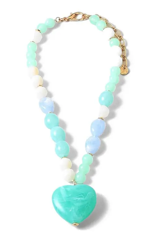 ERIN MCDERMOTT JEWELRY Ocean Keepsake Necklace - Blue