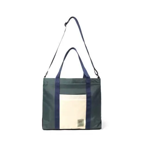 TOPO DESIGNS Mountain Essential Tote - Forest/bone White
