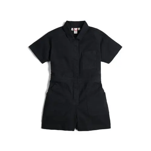 TOPO DESIGNS Dirt Romper - Black