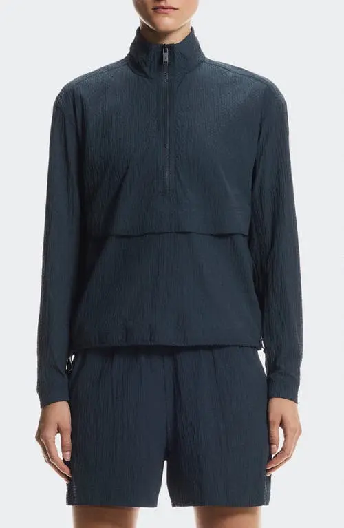 On Courtside Half Zip Pullover - Midnight